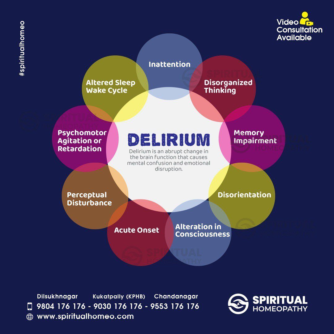 Managing Delirium with Homeopathy